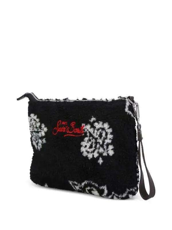 MC2 SAINT BARTH Parisienne Paisley-print Clutch Bag