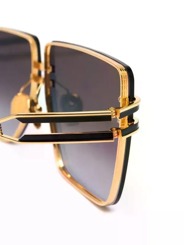 Balmain Square Frame Sunglasses - Gold