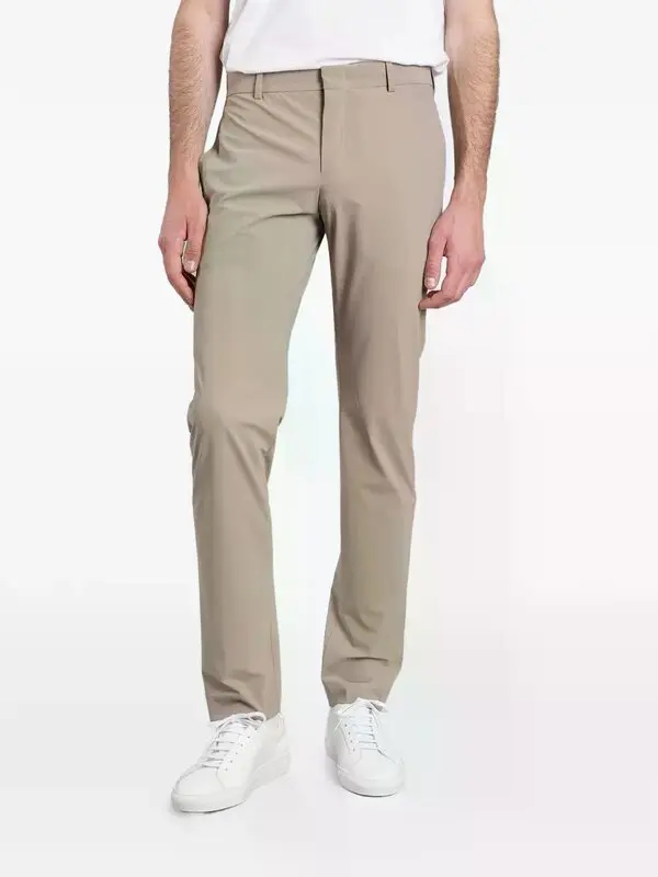 PT TORINO Slim-fit Trousers With Logo Plaque