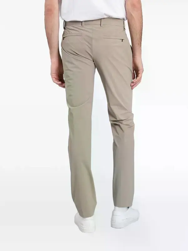 PT TORINO Slim-fit Trousers With Logo Plaque