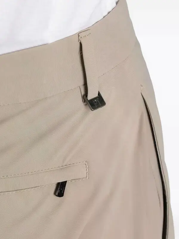 PT TORINO Slim-fit Trousers With Logo Plaque
