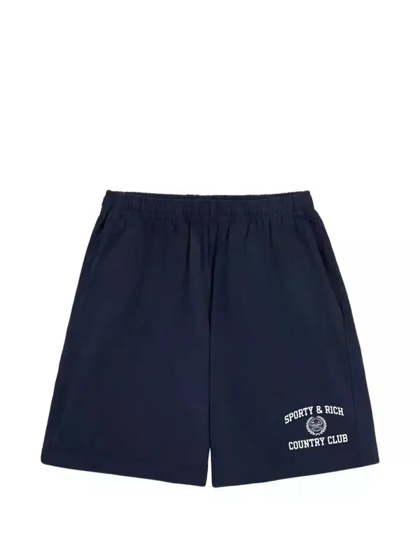 SPORTY & RICH Drawstring Track Shorts