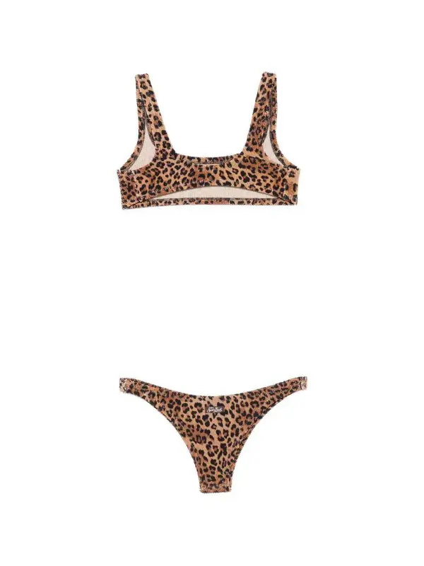 MC2 SAINT BARTH Naomi Leopard Print Bikini