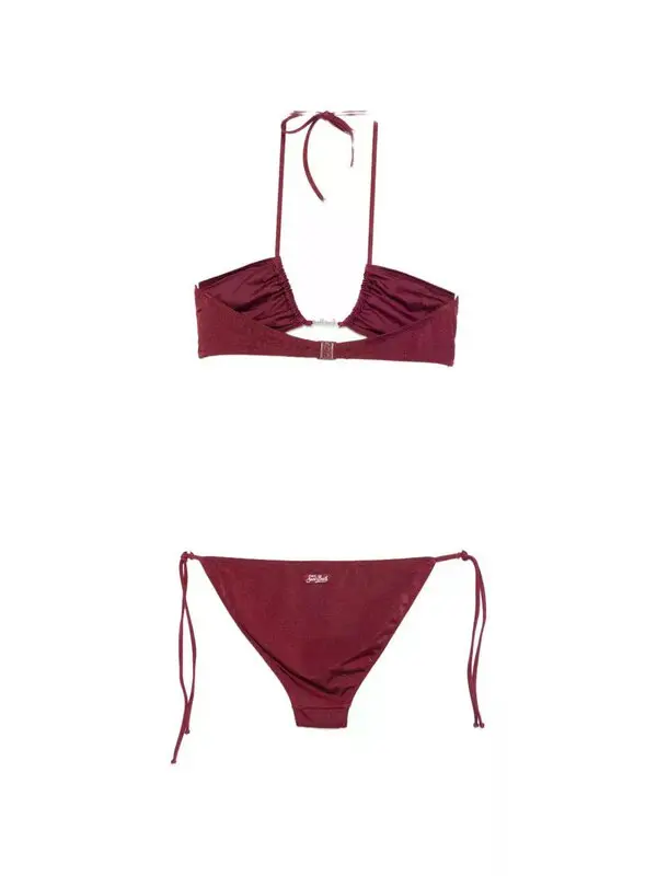 MC2 SAINT BARTH Halterneck Side-tie Bikini