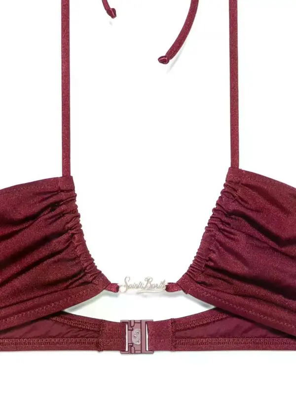 MC2 SAINT BARTH Halterneck Side-tie Bikini