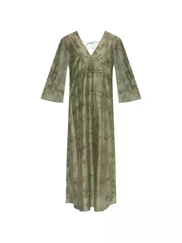 Munthe Boris Embroidered Maxi Dress