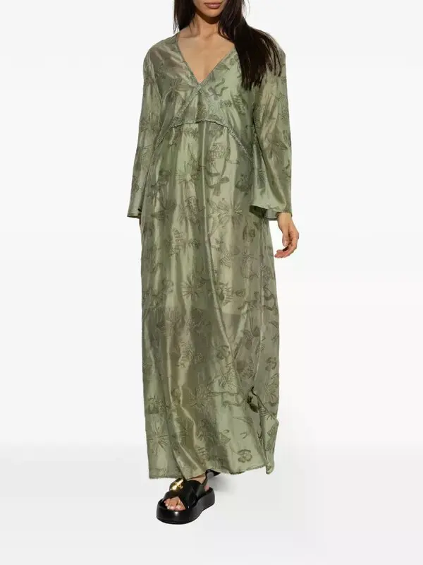 Munthe Boris Embroidered Maxi Dress
