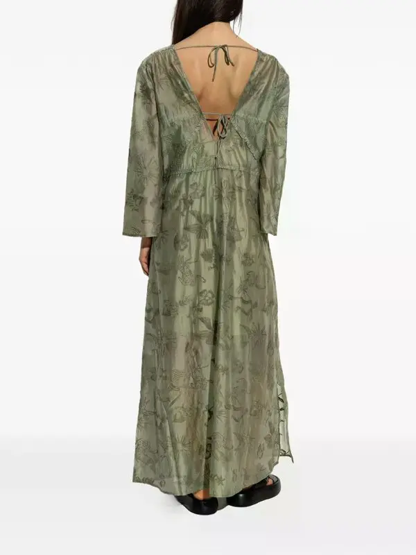Munthe Boris Embroidered Maxi Dress