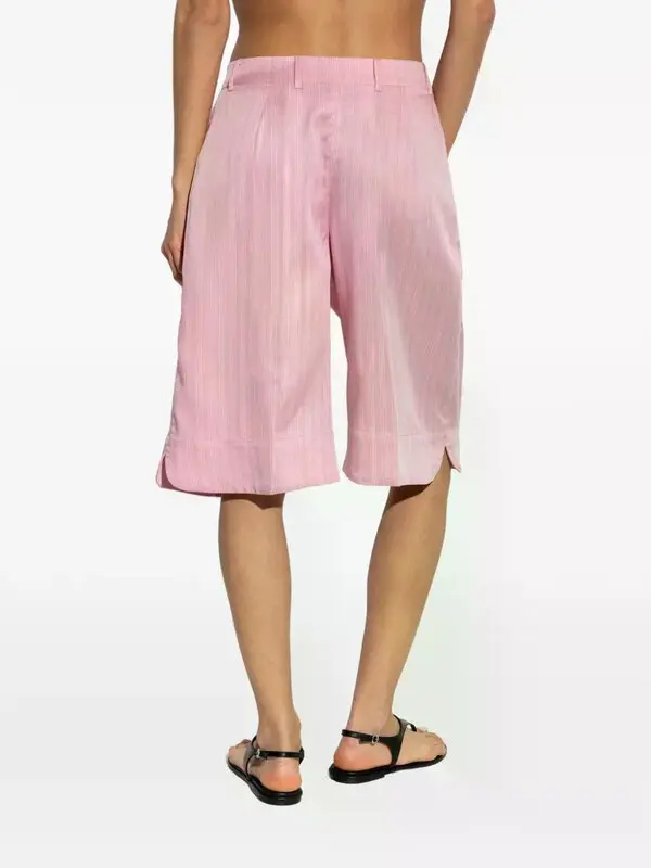 Munthe Pinstriped Pleated Shorts