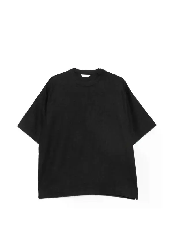 HEVO Crew-neck Short-sleeve T-shirt - Black