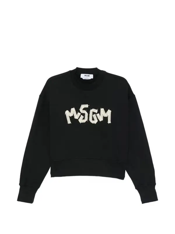 MSGM Lace Logo Sweatshirt