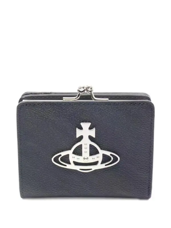 VIVIENNE WESTWOOD Annie Orb Bi-fold Wallet - Black