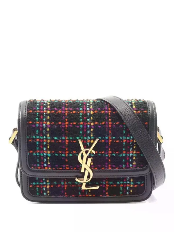 Saint Laurent Solferino Tweed Shoulder Bag