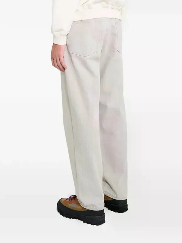 Auralee Faded Hard Twist Jeans - Grey