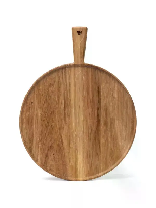 WOODSEA Logo-engraved Circular Serving Board - Brown