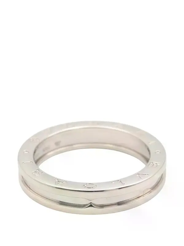BVLGARI 2010 B.zero1 18k White Gold Ring - Silver