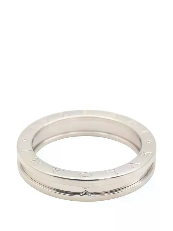 BVLGARI 2010 B.zero1 18k White Gold Ring - Silver