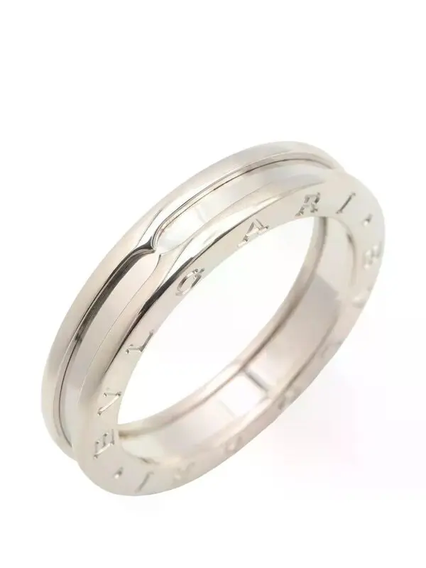 BVLGARI 2010 B.zero1 18k White Gold Ring - Silver