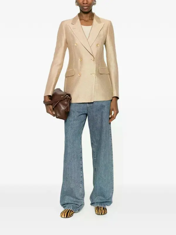 Tagliatore Double-breasted Pinstripe Jacket
