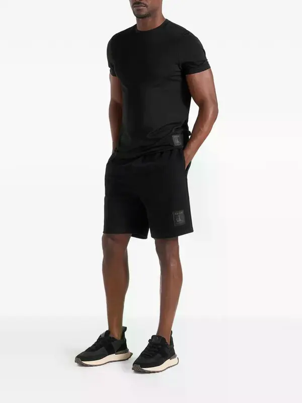 Manière De Voir Logo Patch Drawstring Shorts