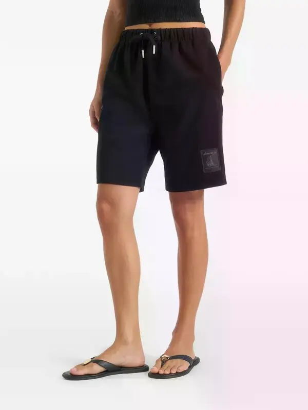 Manière De Voir Logo Patch Drawstring Shorts
