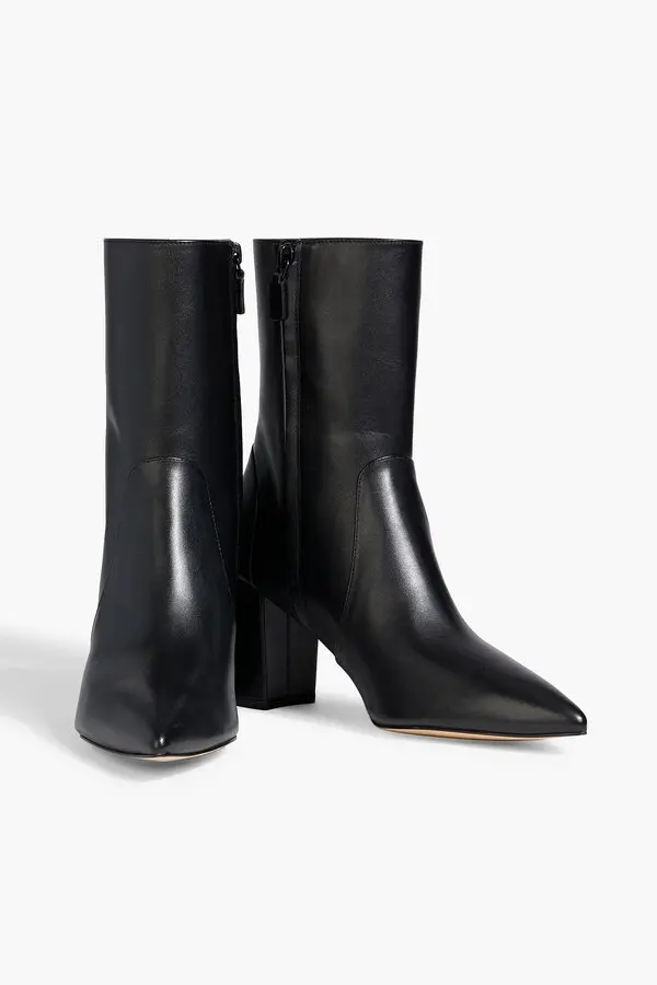 STUART WEITZMAN Renegade 75 Leather Ankle Boots