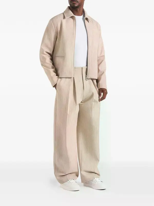 Manière De Voir Maniere De Voir Box Pleat Wide Leg Trousers