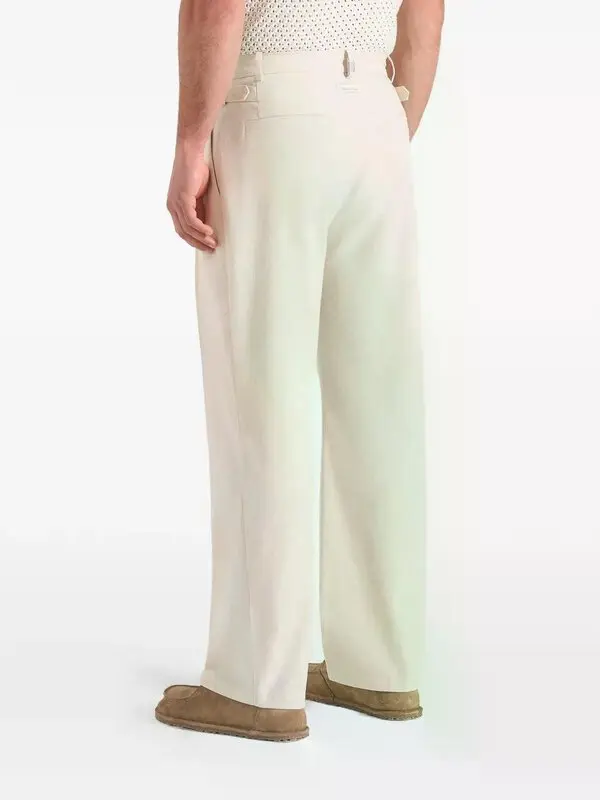 Manière De Voir Maniere De Voir Pleated Linen Trousers