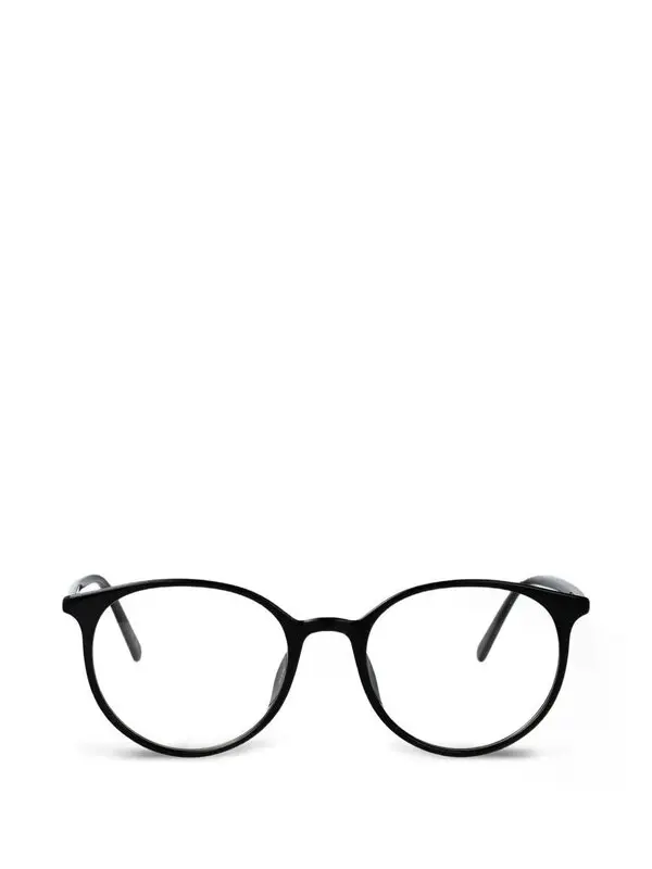 Valentino Garavani Vlogo Round-frame Glasses - Black