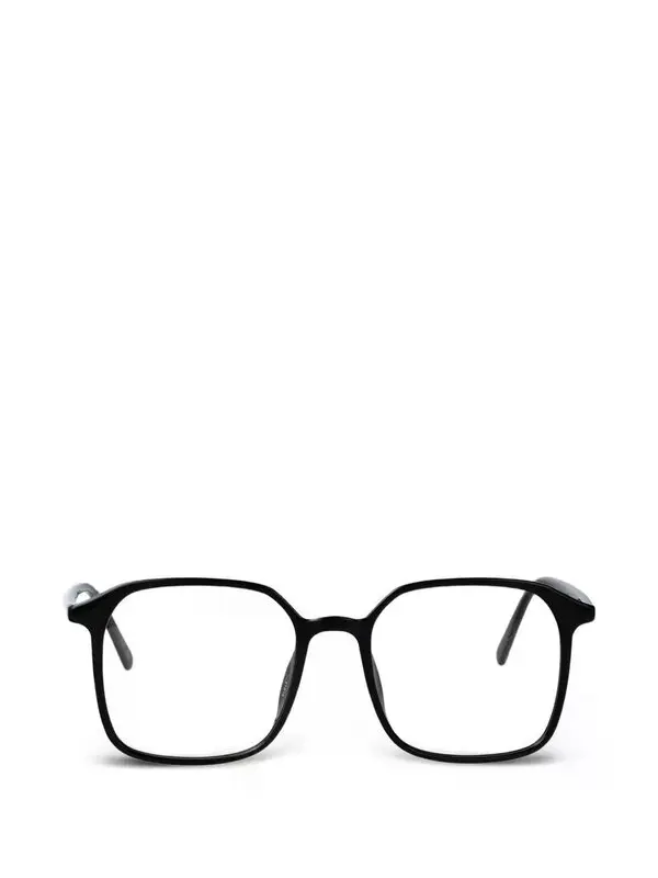 Valentino Garavani Vlogo Geometric-frame Eyeglasses - Black