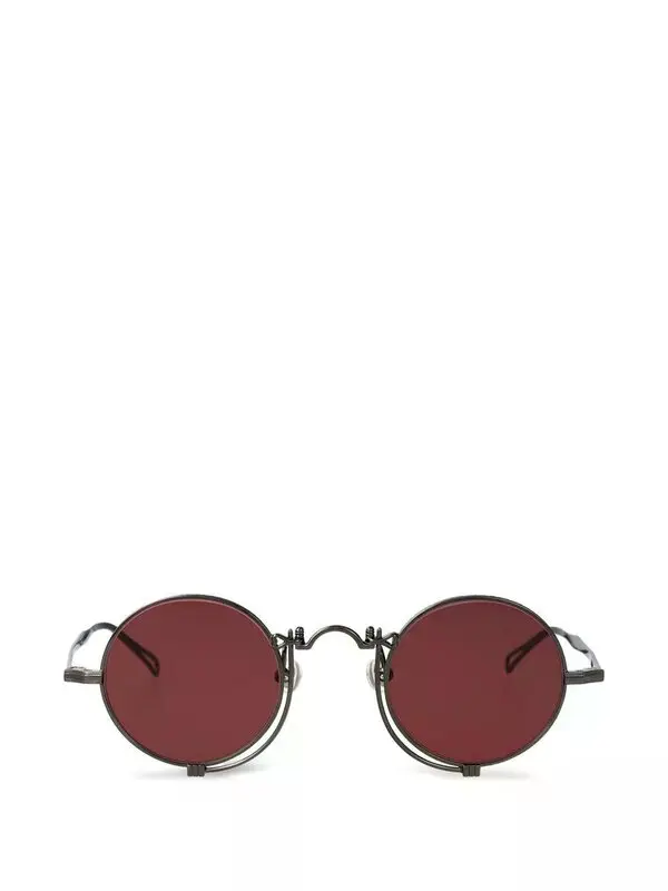 Matsuda Engraved Round-frame Sunglasses - Grey