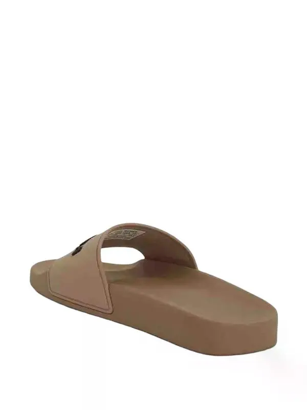 Balenciaga Pool Logo-print Slide Sandals - Neutrals
