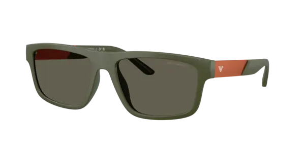 Emporio Armani Rectangular Sunglasses - Dark Brown