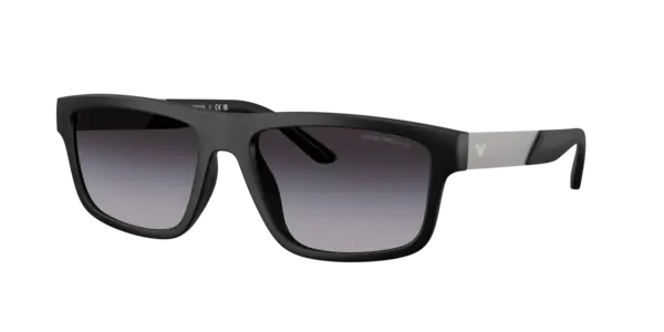 Emporio Armani Rectangular Sunglasses - Grey Gradient