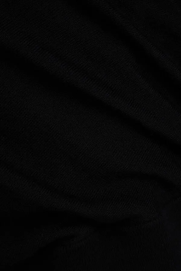 Simkhai Riley Wrapeffect Merino Wool Hooded Sweater