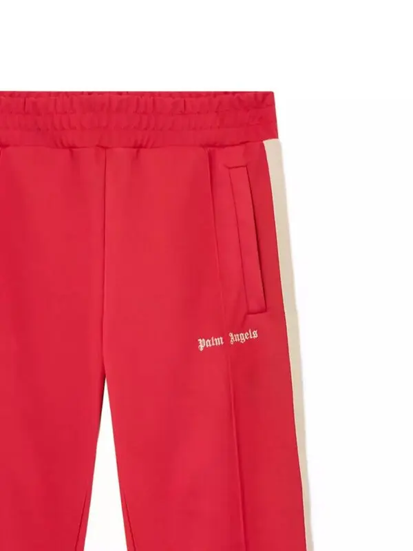 Palm Angels Classic Logo Side-stripe Track Pants - Red