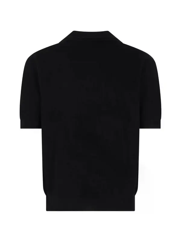 ROBERTO COLLINA Open-knit Short-sleeve T-shirt