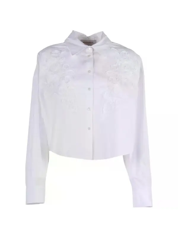 Ermanno Scervino Embroidered Cropped Shirt