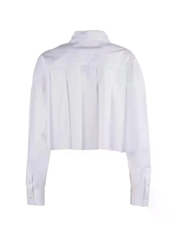 Ermanno Scervino Embroidered Cropped Shirt