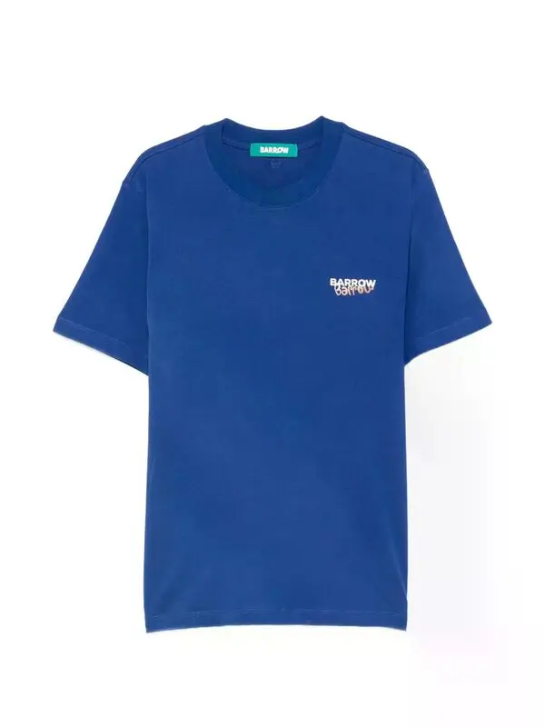 BARROW Bear-print Logo-print T-shirt