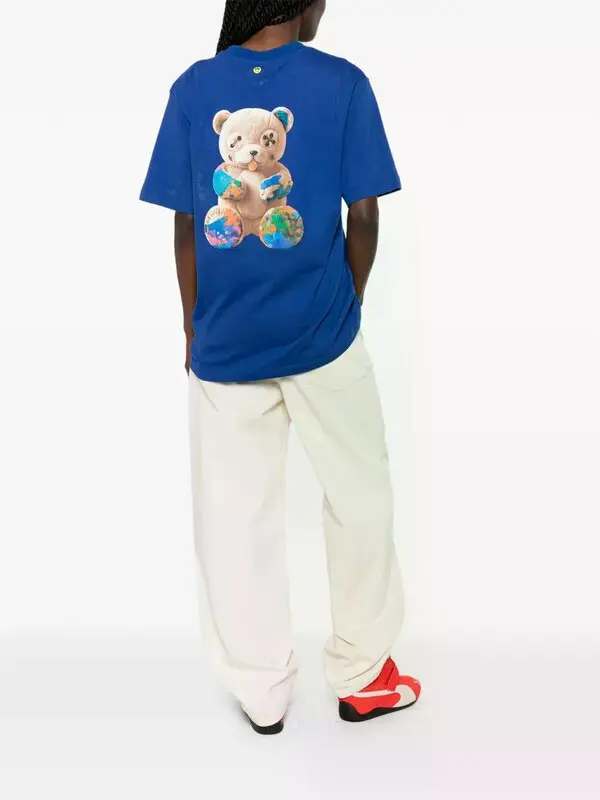 BARROW Bear-print Logo-print T-shirt
