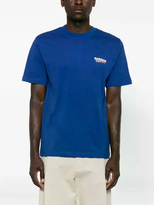 BARROW Bear-print Logo-print T-shirt