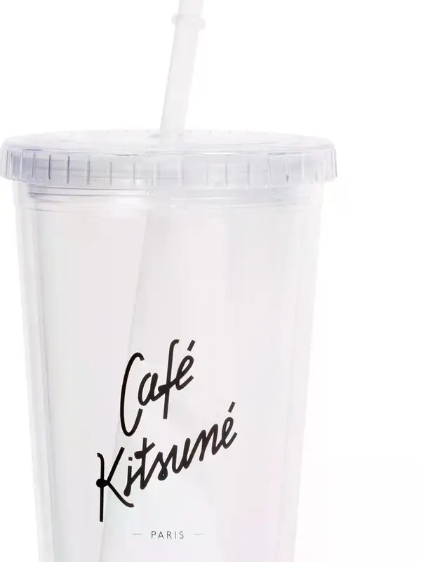 CAFÉ KITSUNÉ Straw Travel Mug