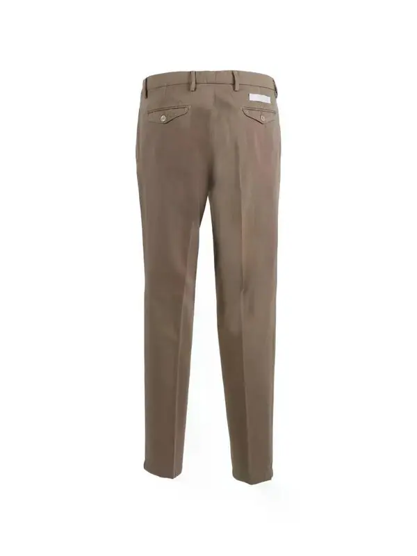 BRIGLIA 1949 Pleated Front Tapered Trousers