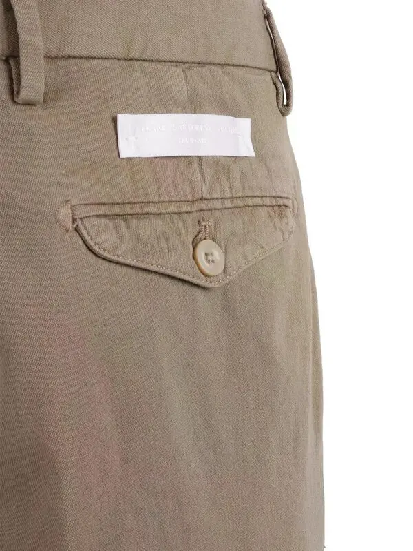 BRIGLIA 1949 Pleated Front Tapered Trousers