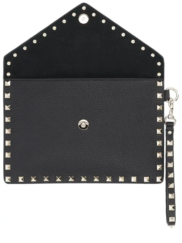 Valentino Garavani Medium Pouch Rockstud - Black