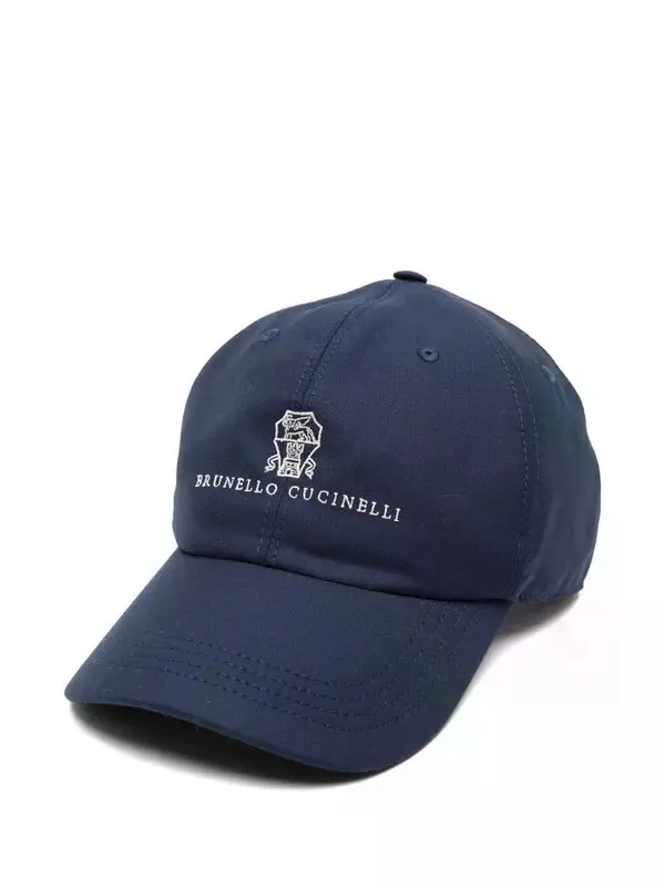 Brunello Cucinelli Logo-embroidered Baseball Cap - Blue