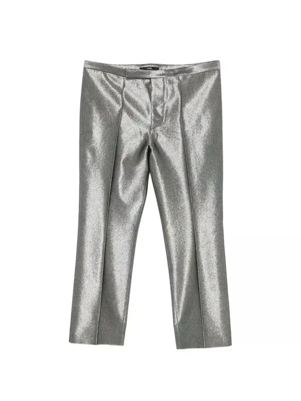 SAPIO Metallic Effect Pressed Crease Trousers