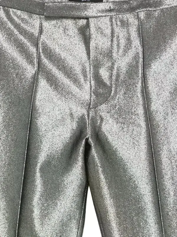 SAPIO Metallic Effect Pressed Crease Trousers