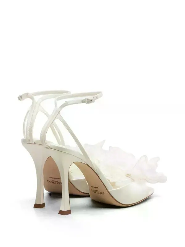 JIMMY CHOO Mimmi Ruffled Sandals